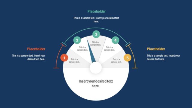 Speedometer Dashboard Simple Gauge Template - SlideModel