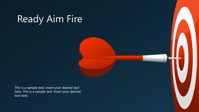 Ready Aim Fire PPT Shapes Template - SlideModel