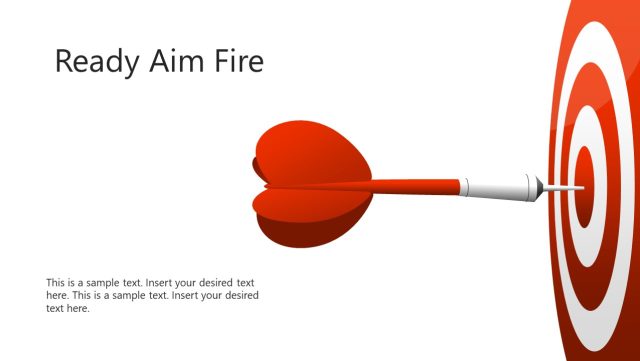PowerPoint Presentation Template Diagram for Ready Aim Fire - SlideModel