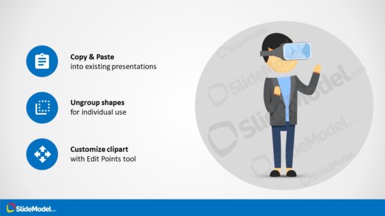 PowerPoint Template of Steve VR Headset - SlideModel