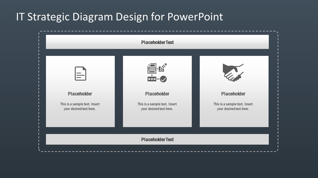 IT Strategic Diagram Design for PowerPoint - SlideModel