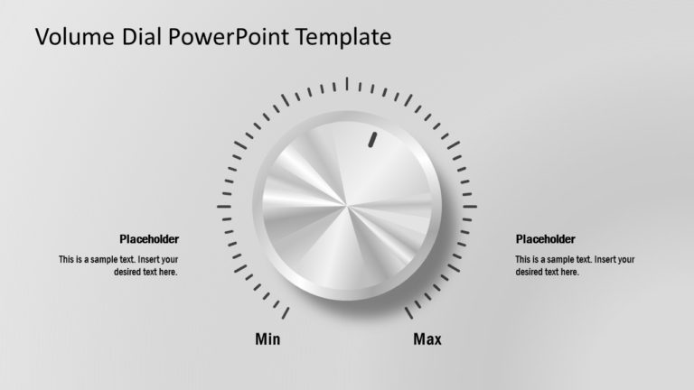 Volume Dial Editable PowerPoint - SlideModel