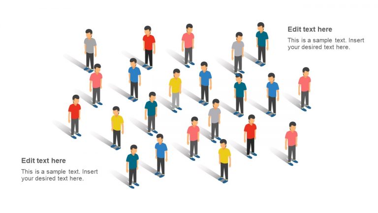 Customers Cartoon Illustration Template - SlideModel