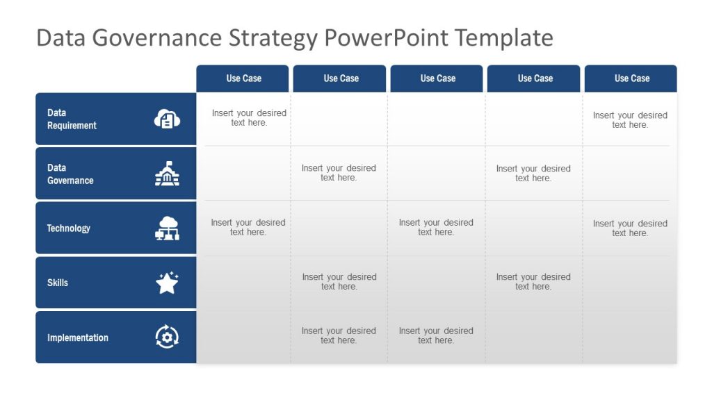 Data Governance Strategy Template - SlideModel