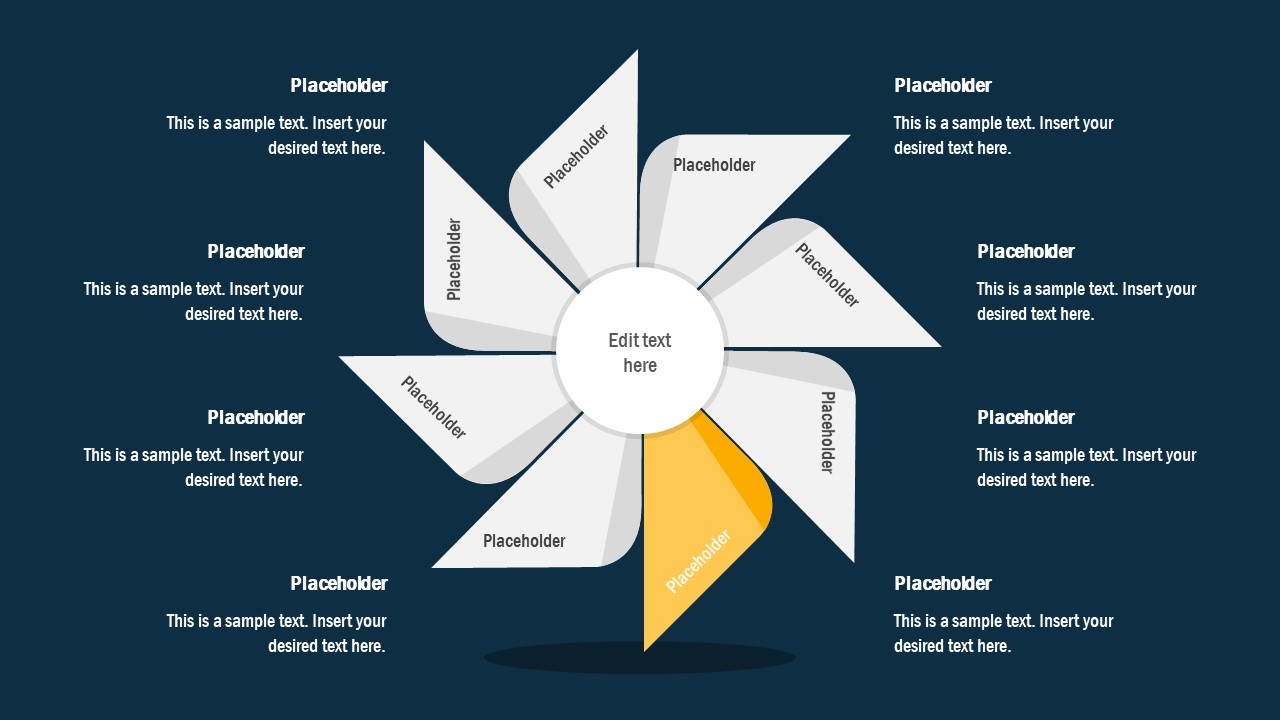 8-Item Flywheel Diagram Template for PowerPoint - SlideModel