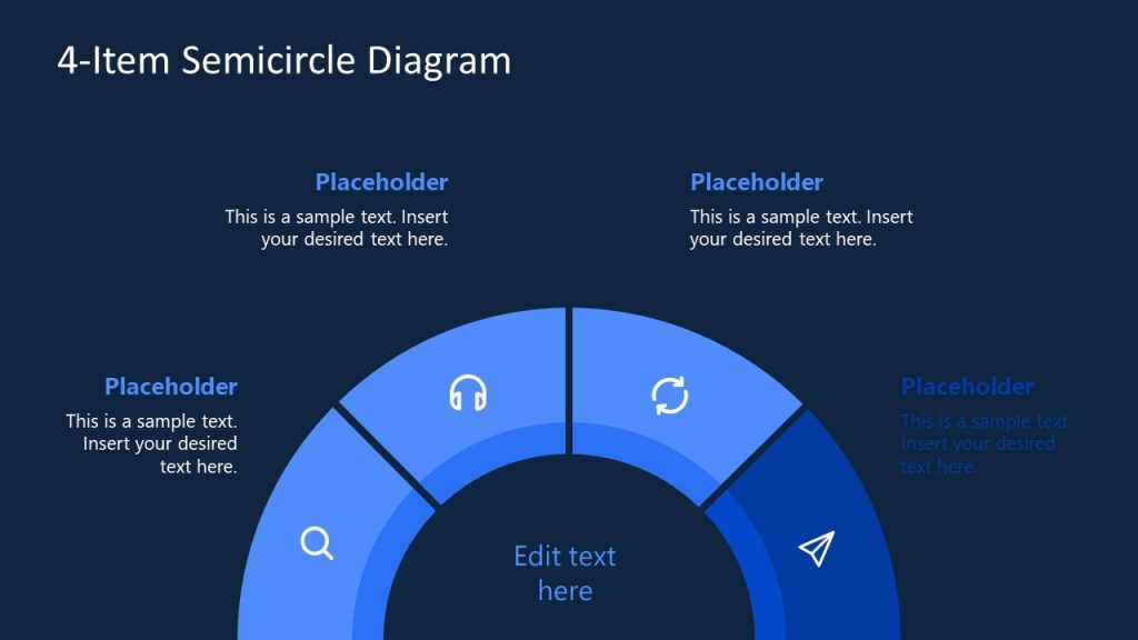 Infographic PowerPoint Semi-Circle Slide - SlideModel