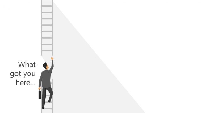 PowerPoint Ladder of Success Design - SlideModel