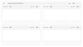 4 Frames per Page Storyboard PowerPoint Template Slide - SlideModel