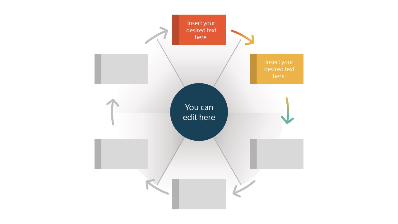 PowerPoint Wheel Shape Diagram Template - SlideModel