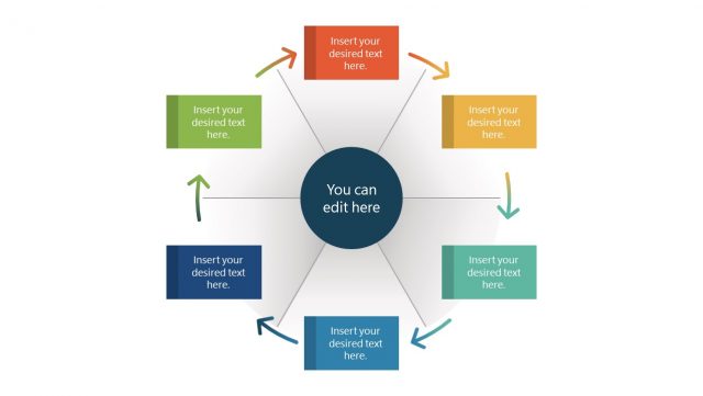Circular Workflow Wheel Concept Template - SlideModel