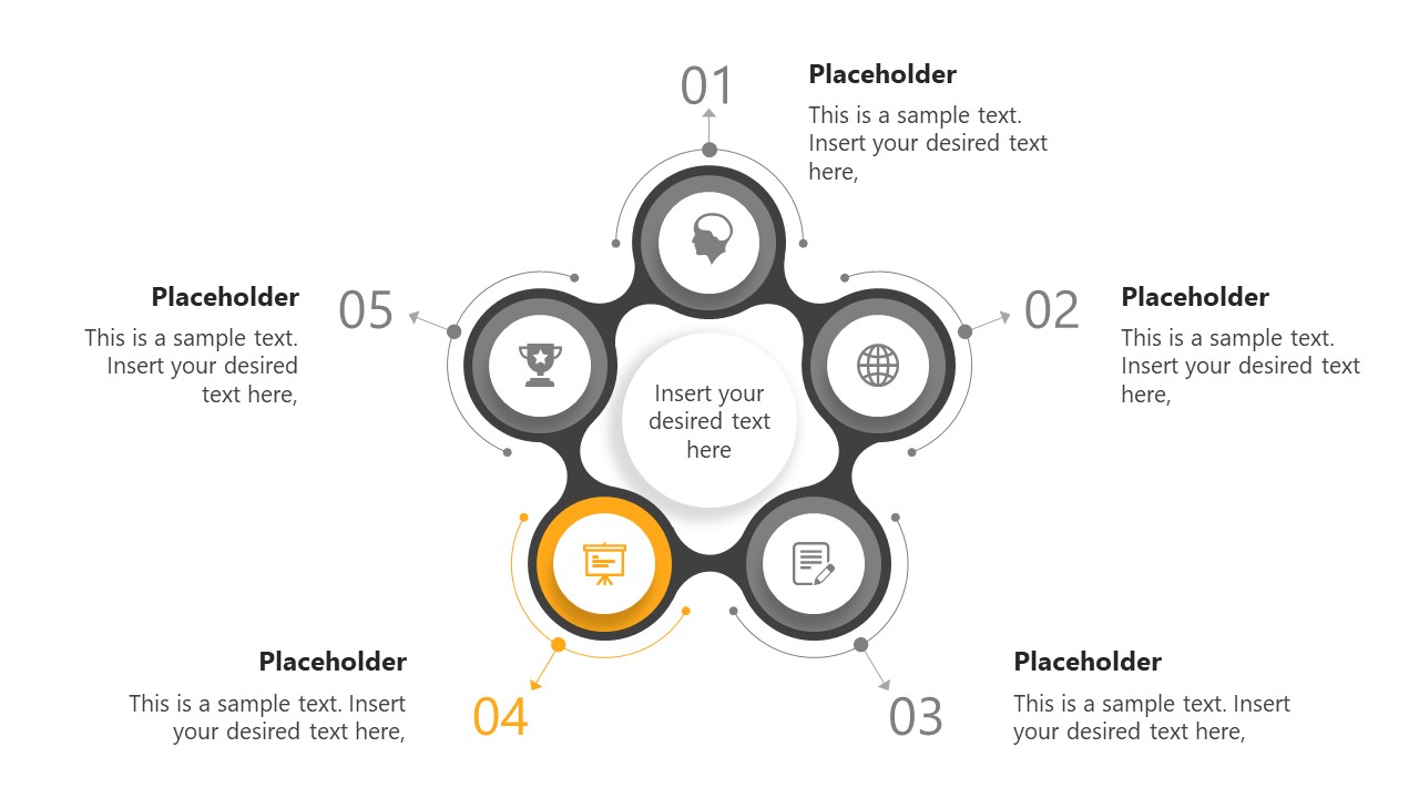 5 Steps Cycle Infographic Design - SlideModel