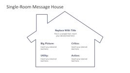 Single Room Message House Template - SlideModel