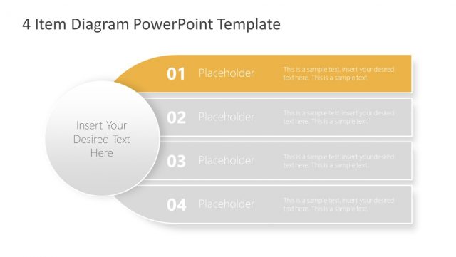 4 Items Agenda PowerPoint Template - SlideModel