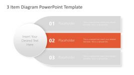 Agenda 3 Items PowerPoint Diagram - SlideModel