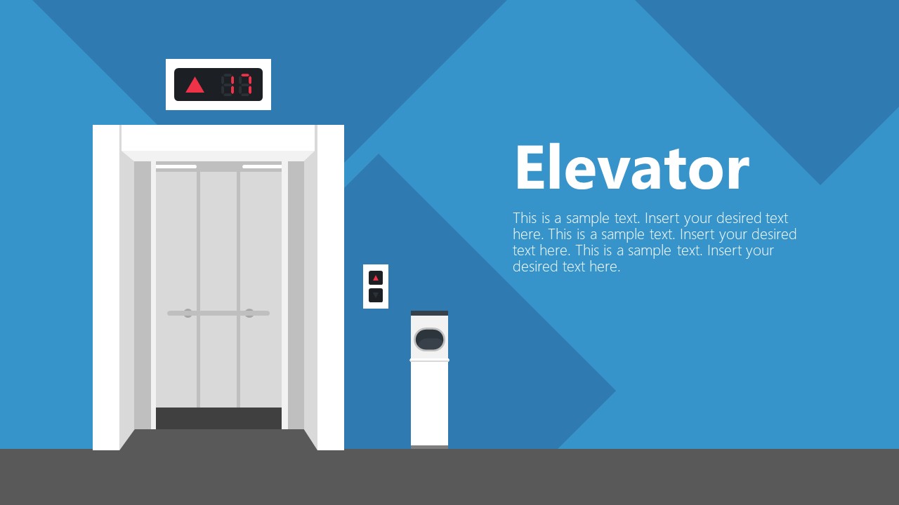 Elevator PowerPoint Shapes - SlideModel