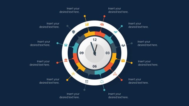Time Clock Infographic Presentation - SlideModel