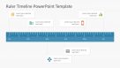 Ruler Shape Horizontal Timeline PowerPoint - SlideModel