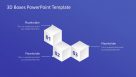 3 Steps 3D Boxes Diagram Template - SlideModel