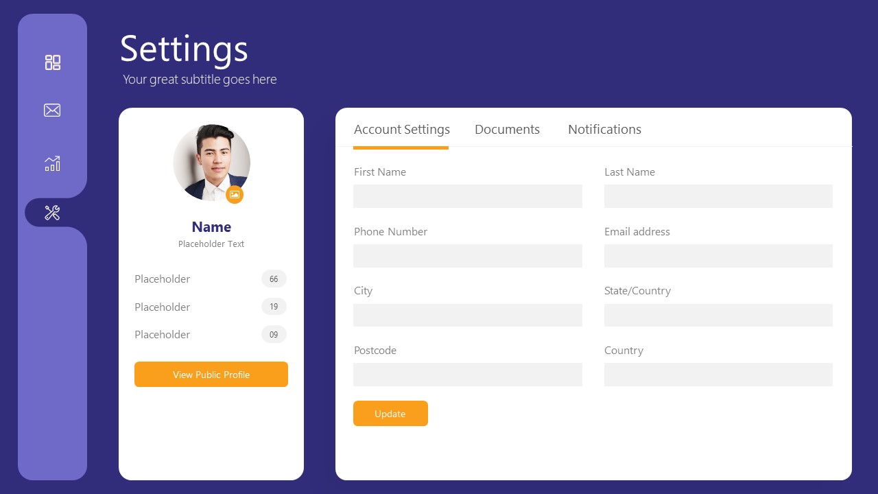 Digital Marketing Metrics PowerPoint Dashboard - SlideModel Digital Marketing Metrics PowerPoint Dashboard - SlideModel