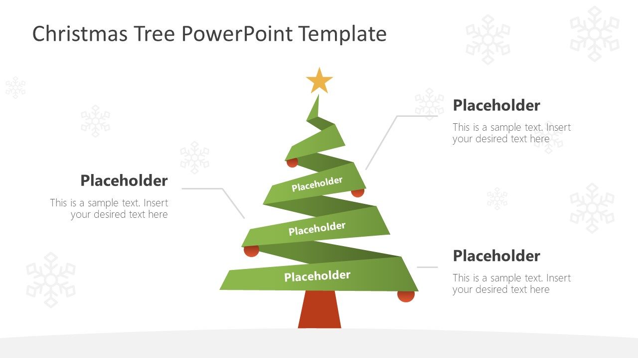 Christmas Tree PowerPoint Slide - SlideModel