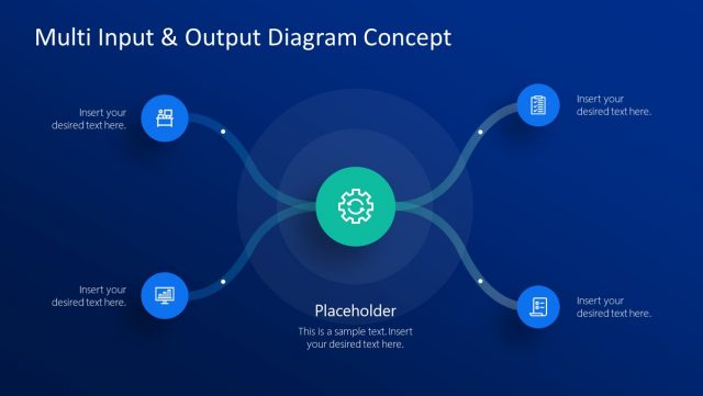 2 Inputs and Outputs PowerPoint Infographic Diagram - SlideModel