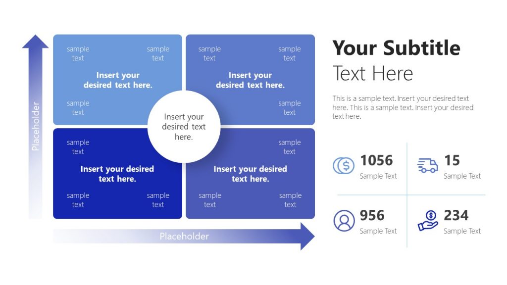 2x2 Matrix Quadrants PowerPoint - SlideModel