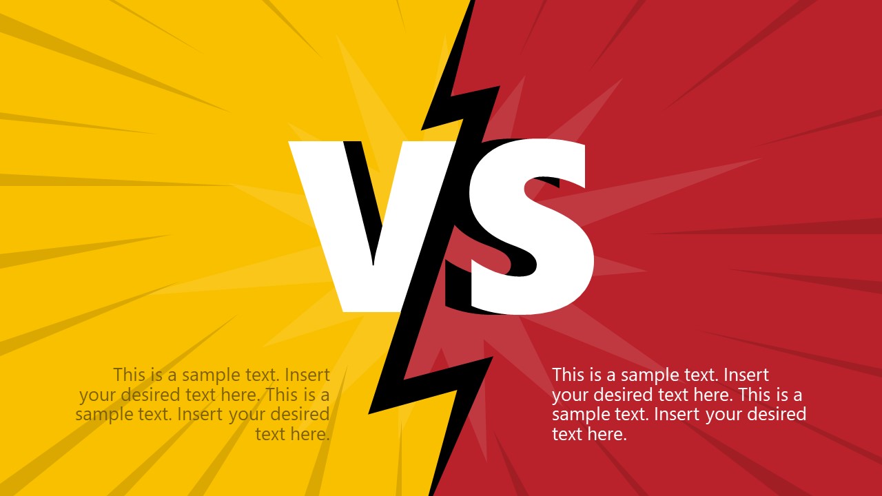 Comparison A Vs B PowerPoint Template SlideModel Comparison A Vs B PowerPoint Template SlideModel