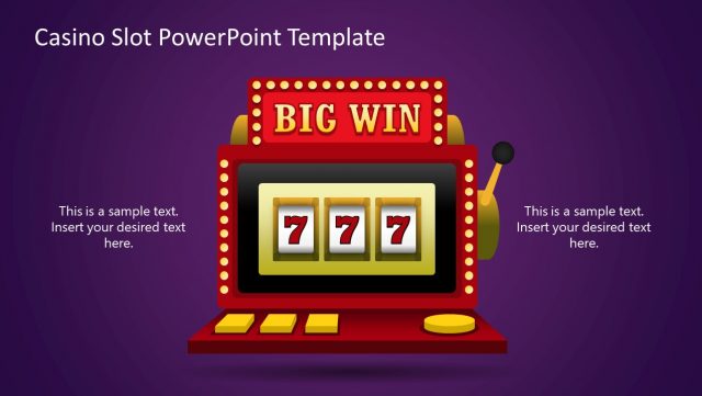 Casino Slot Machine Template in PowerPoint - SlideModel