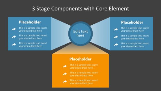 3 Components PowerPoint Diagram Template - SlideModel