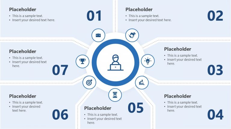 7 Component PowerPoint Diagram - SlideModel