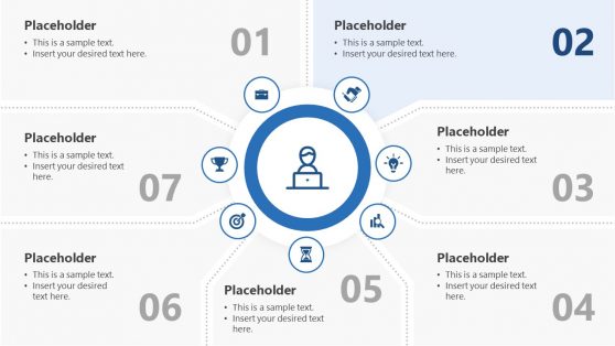 7 Component Part 2 Diagram Template - SlideModel