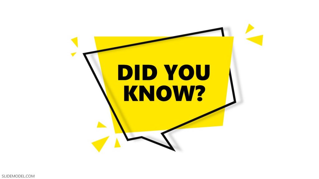 Did You Know Slide Trendy Template - SlideModel Did You Know Slide Trendy Template - SlideModel