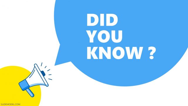 Megaphone PowerPoint Did You Know - SlideModel