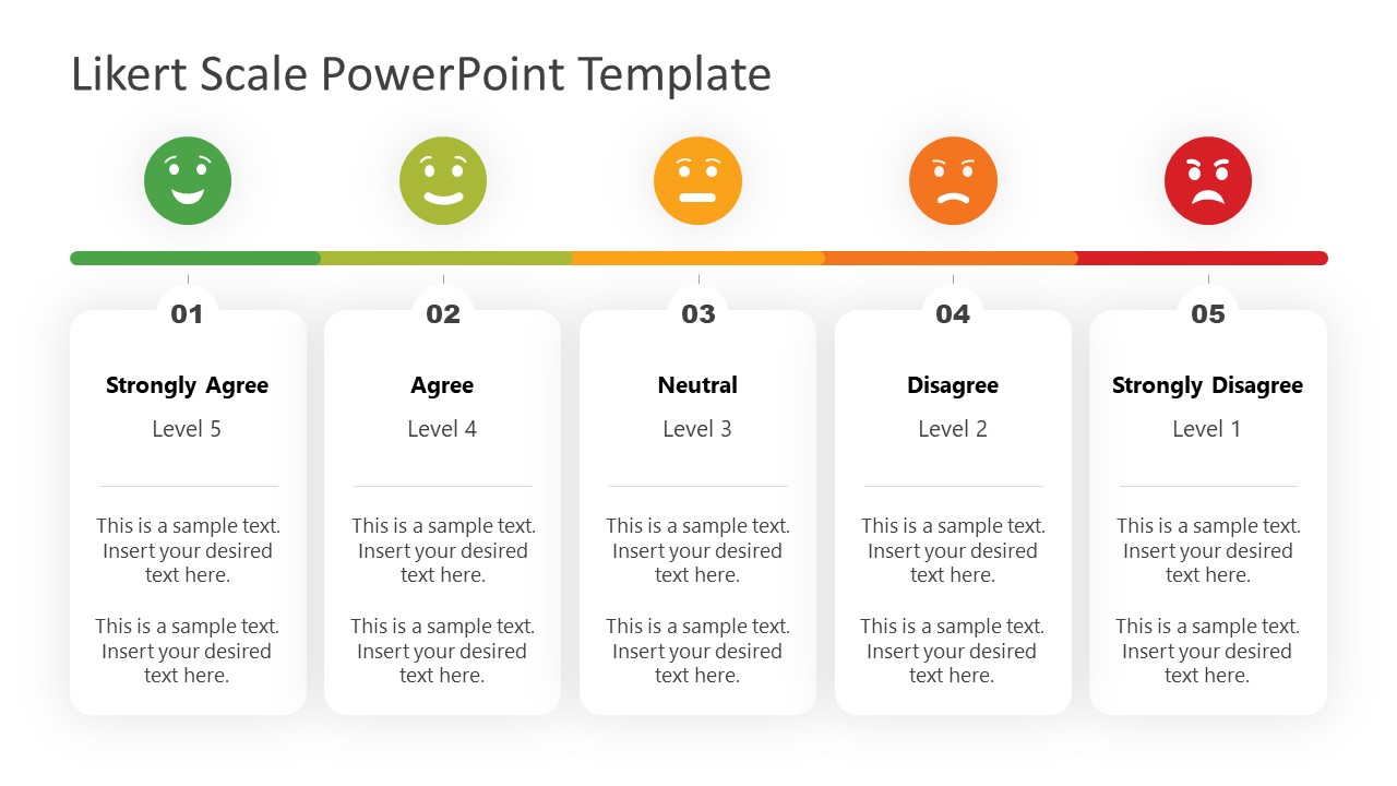 Likert Scale PowerPoint Template SlideModel