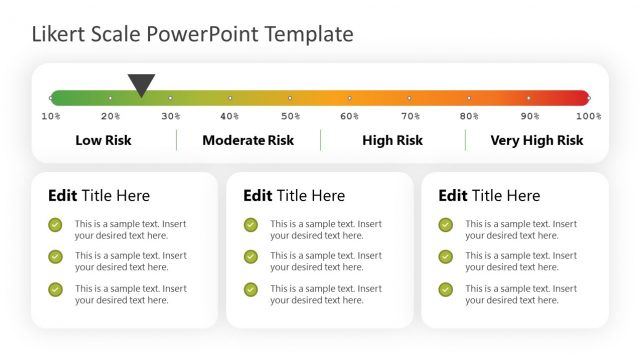 Risk Management Gauge PowerPoint - SlideModel