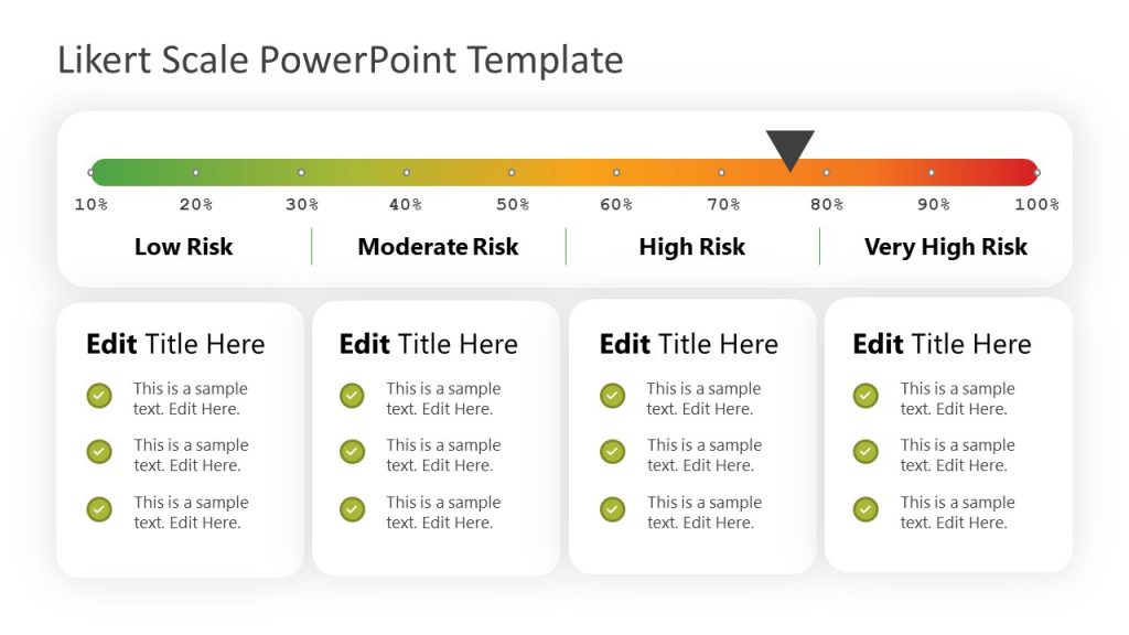 Likert Scale Risk Survey Template - SlideModel