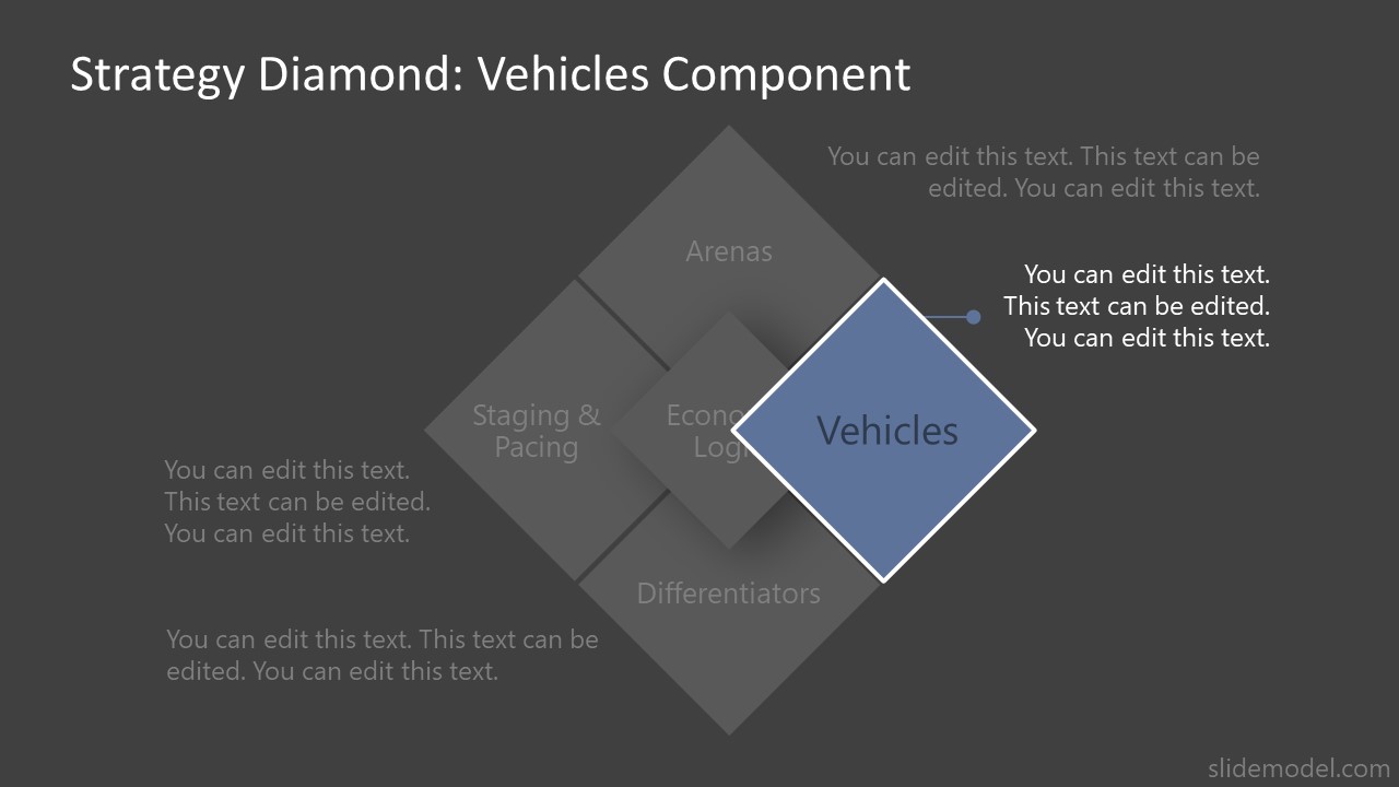 Strategy Diamond Slide Template for PowerPoint - SlideModel