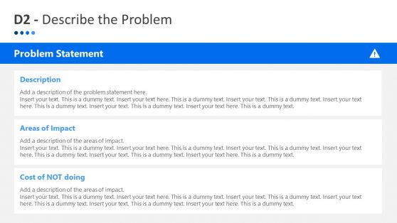 Problem Statement 8D Analysis Report Template - SlideModel