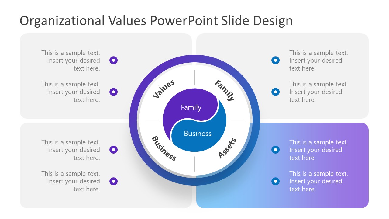 Organizational Values PowerPoint Slides - SlideModel