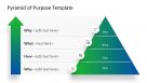 Pyramid of Purpose PowerPoint Diagram - SlideModel