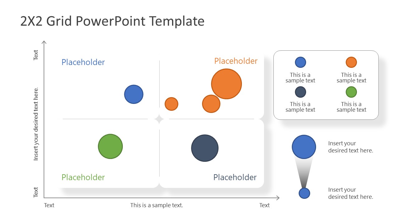 PowerPoint Diagram Of 2x2 Matrix SlideModel PowerPoint Diagram Of 2x2 Matrix SlideModel