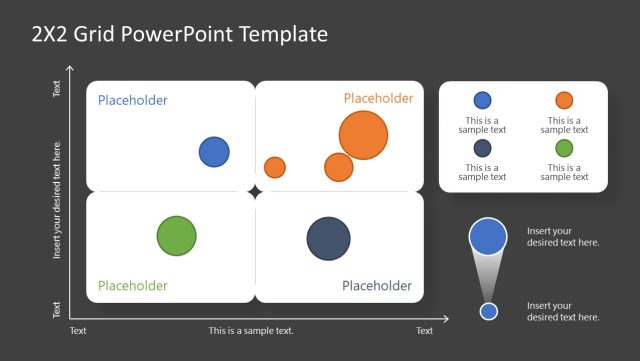PowerPoint 2x2 Matrix Editable Template - SlideModel