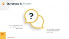 Q&A Slide of Business PowerPoint Theme - SlideModel