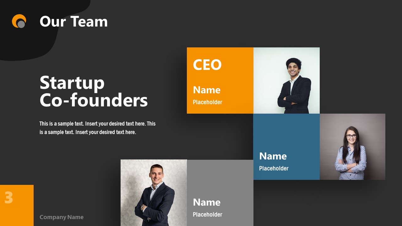 Unusual Dark PowerPoint Template - SlideModel