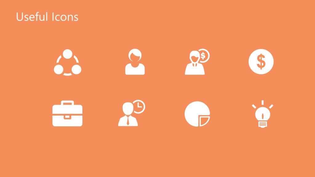 PowerPoint Clipart Icons Template Slide - SlideModel