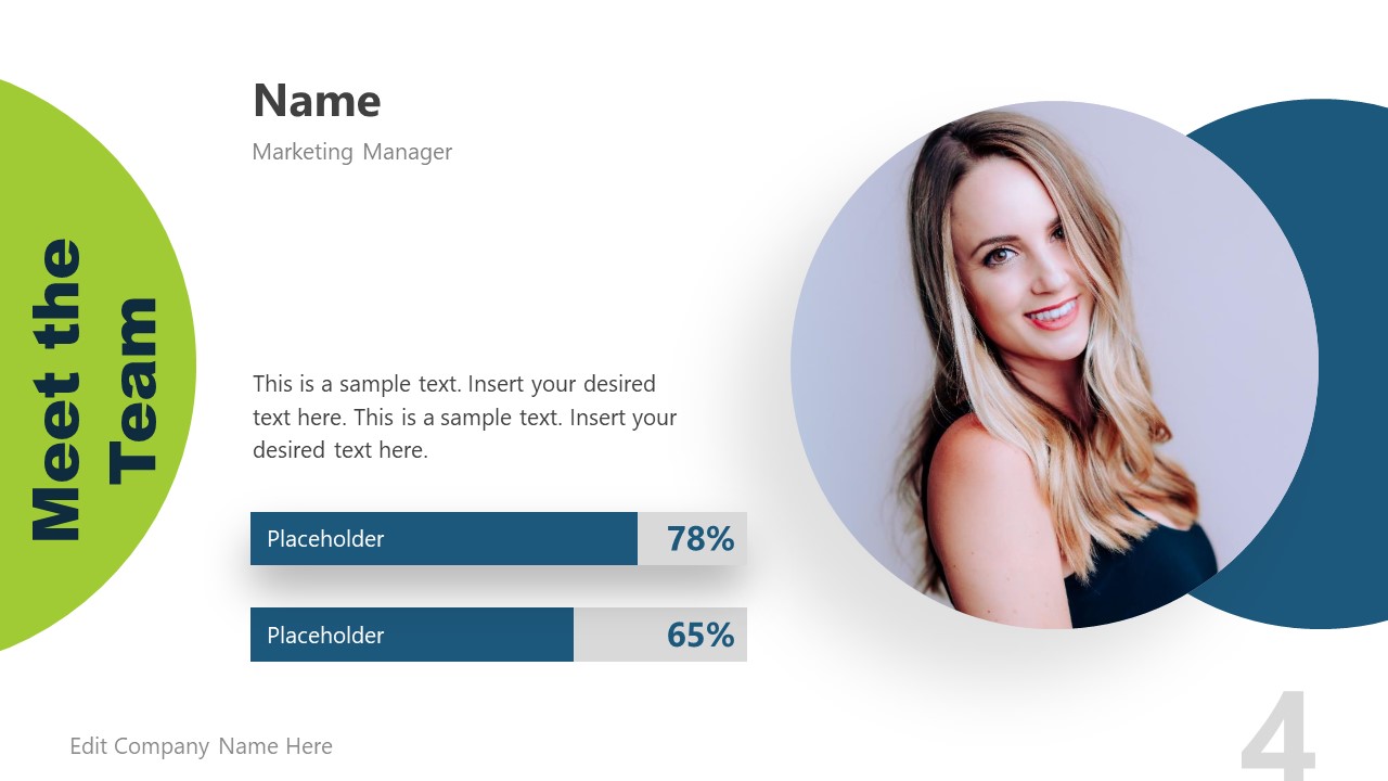 Meet the Team PowerPoint Template Slides - SlideModel
