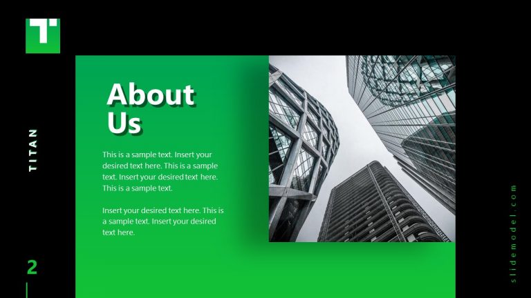 Titan Business PowerPoint About Us Slide - SlideModel