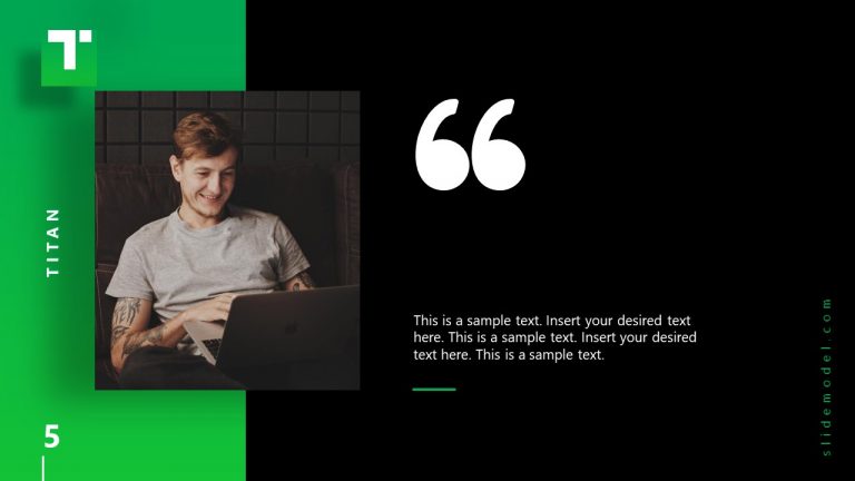 Titan Business PowerPoint Team Slide - SlideModel