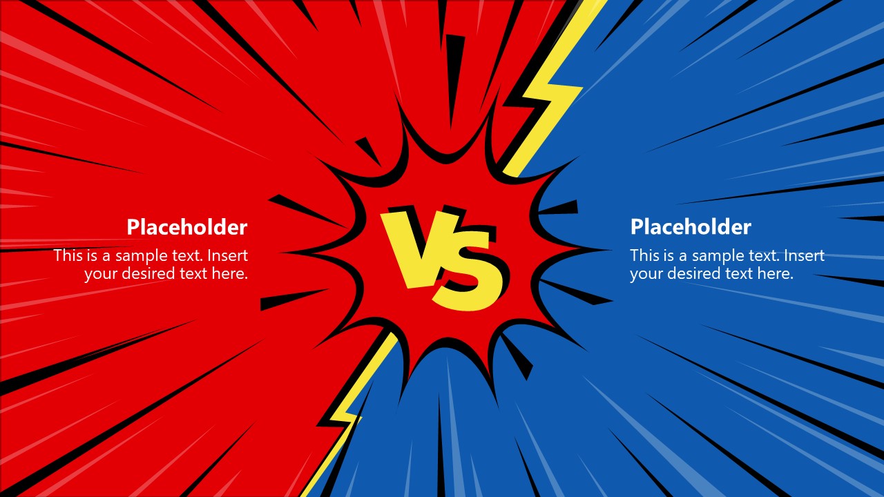 Versus PowerPoint Template SlideModel Versus PowerPoint Template SlideModel