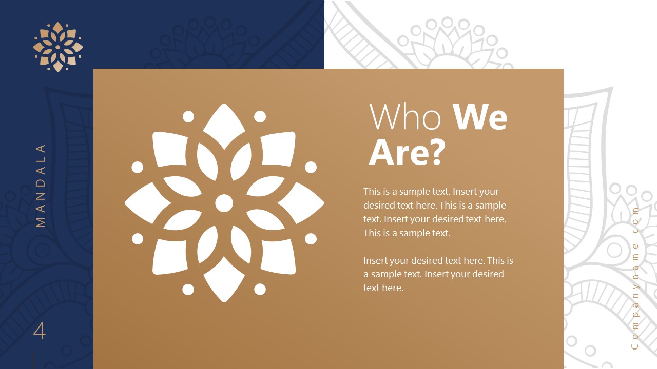 Mandala PowerPoint Template - SlideModel